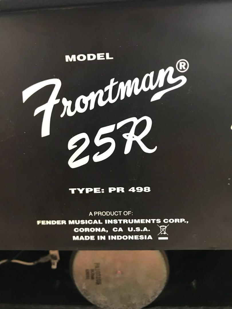 Fender Frontman 25R Guitar amp , Hobbies & Toys, Music & Media, Musical ...