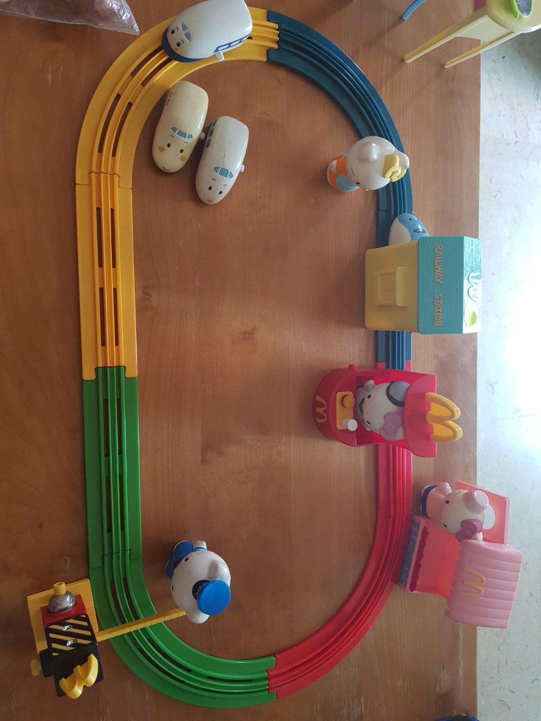 Hello Kitty Mcdonald Train Set, Hobbies & Toys, Toys & Games on Carousell