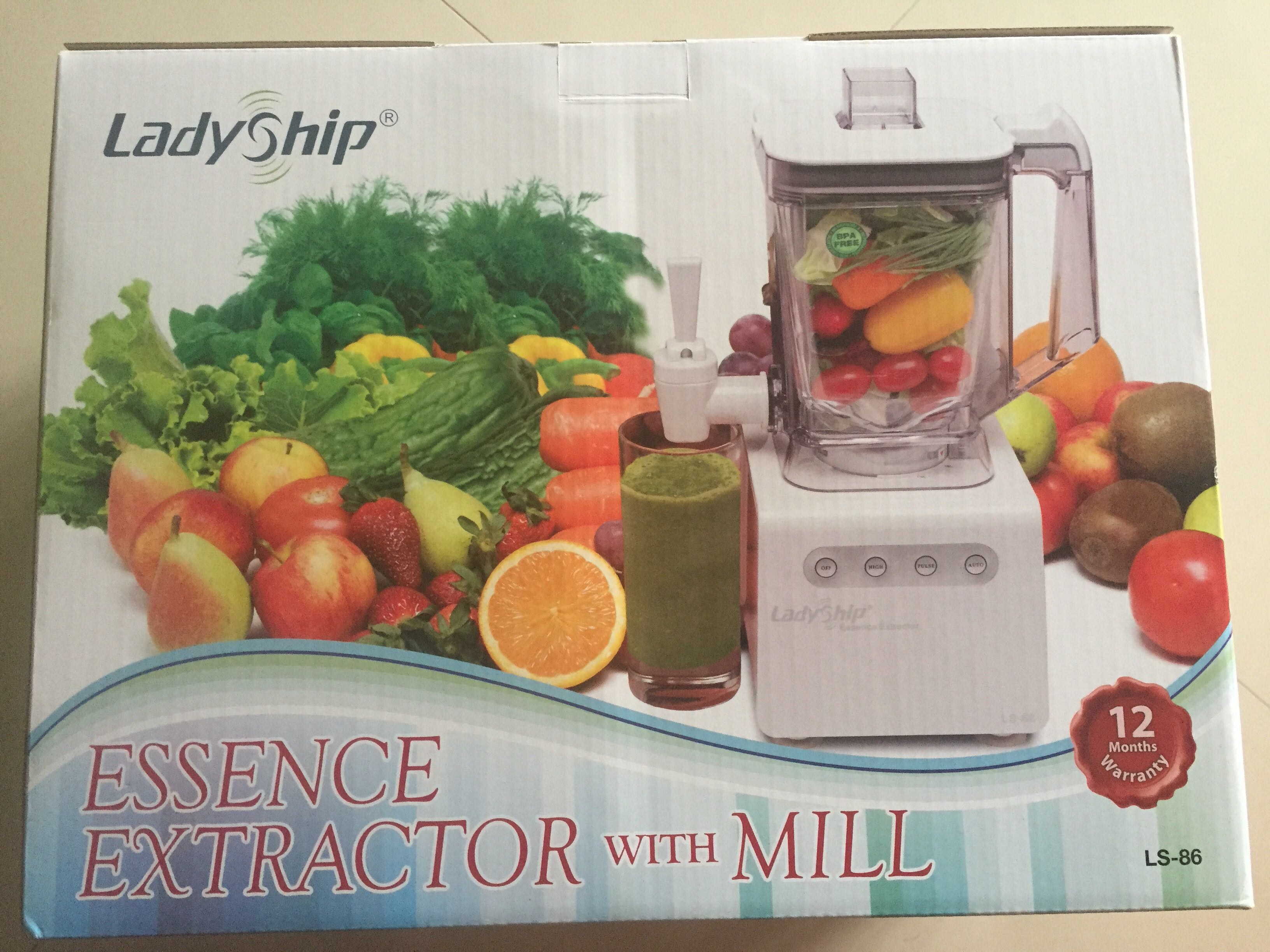 Ladyship Essence Extractor with mill, TV & Home Appliances, Kitchen ...