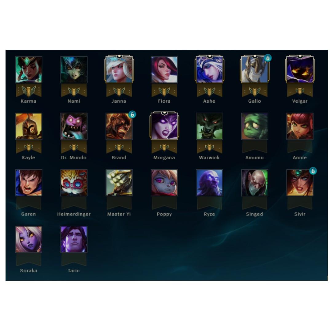 League of Legends LoL Account, Video Gaming, Gaming Accessories, Game ...