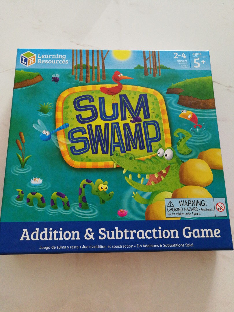 Learning Resources Sum Swamp board game, Hobbies & Toys, Toys & Games ...