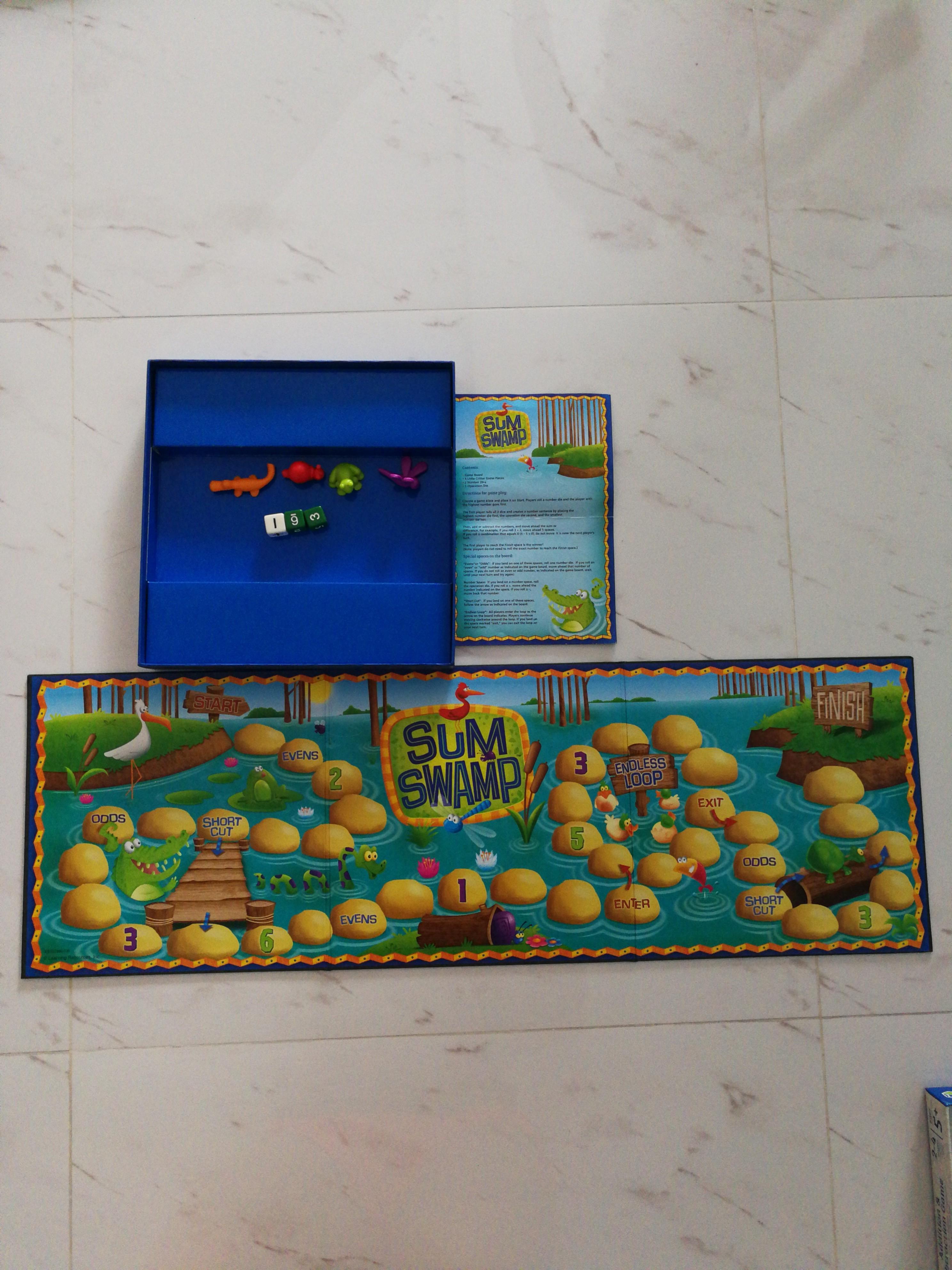 Learning Resources Sum Swamp board game, Hobbies & Toys, Toys & Games ...