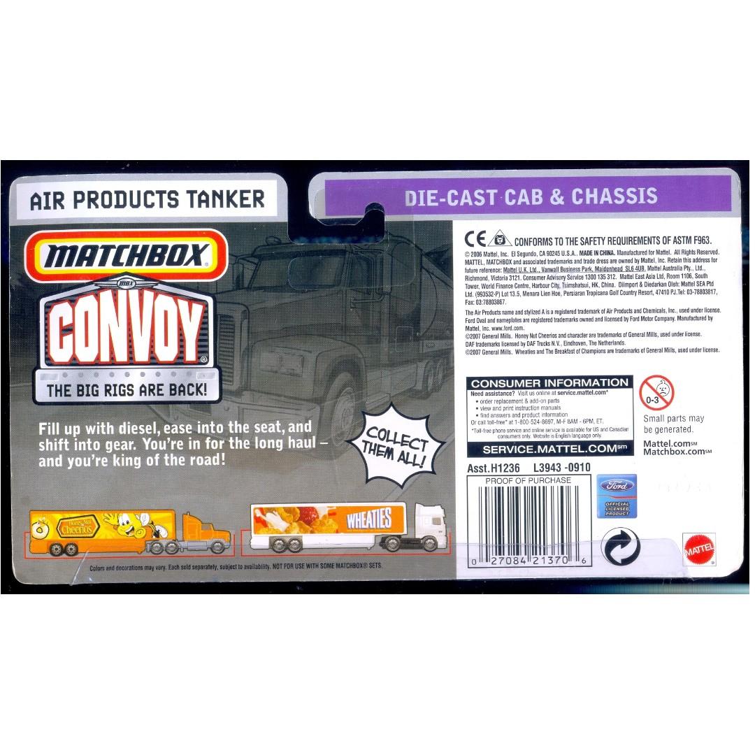 Matchbox Convoy Air Products Tanker - New, Hobbies & Toys, Toys & Games ...