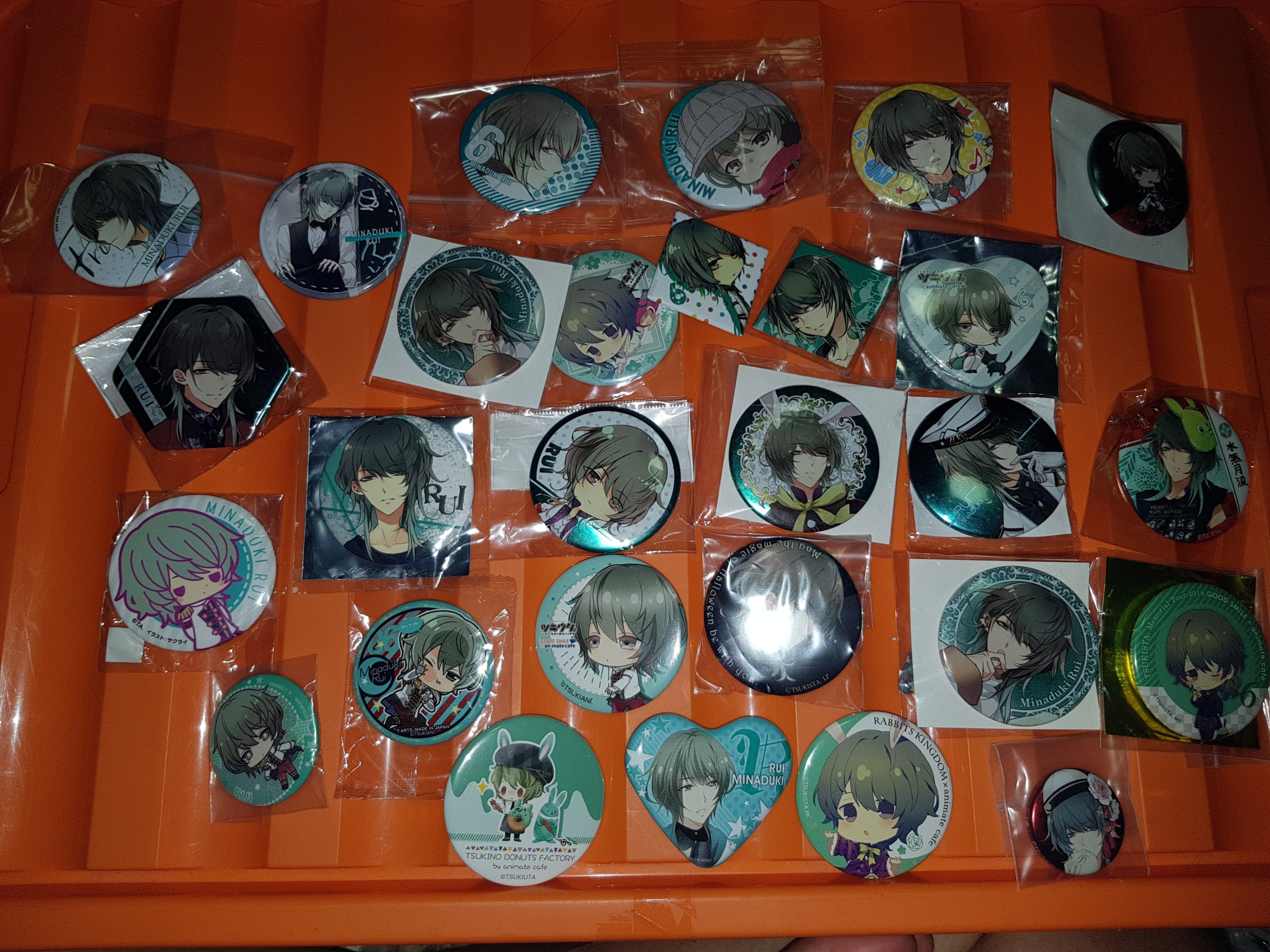 Tsukiuta Minaduki Rui Badges, Hobbies & Toys, Memorabilia ...