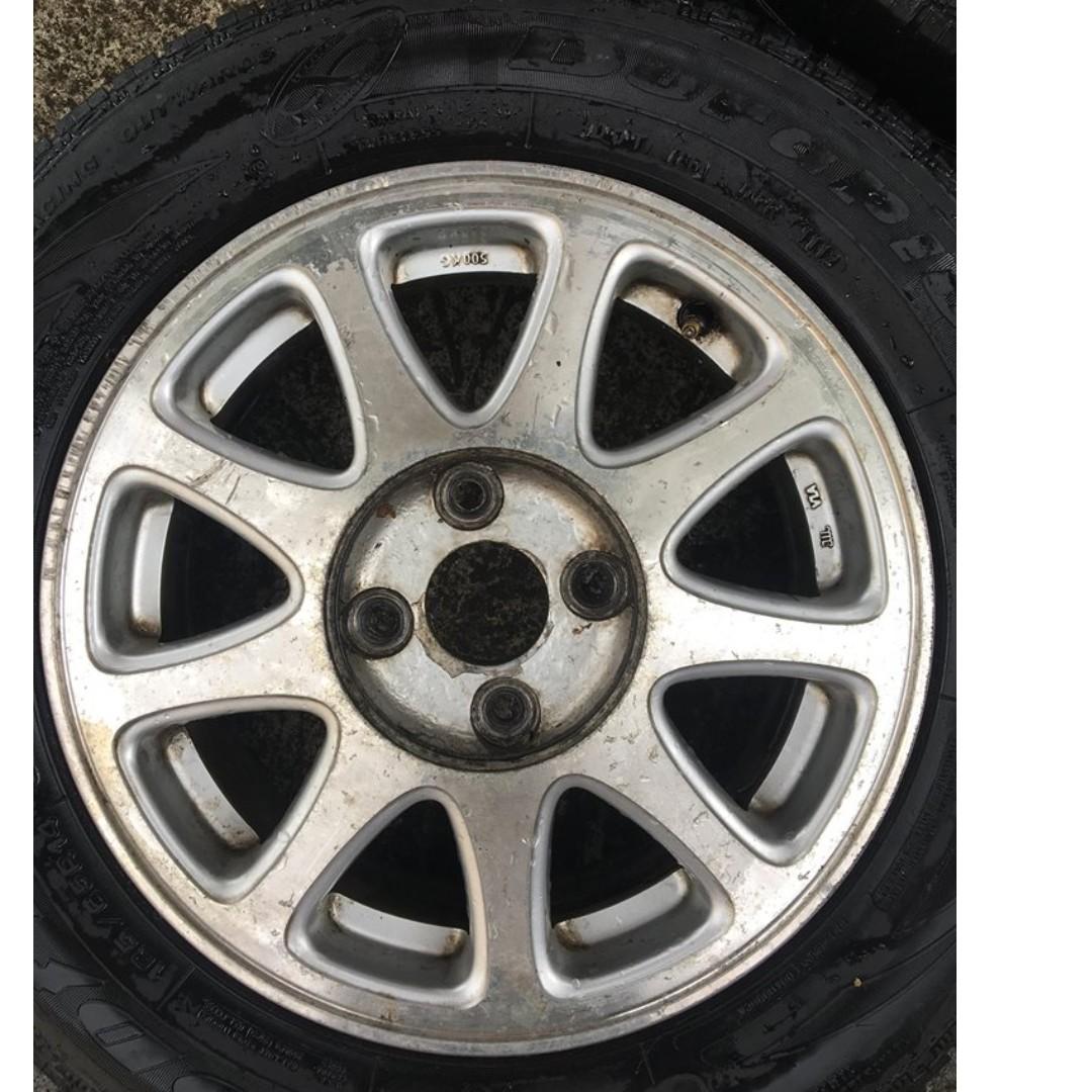 Mitsubishi Lancer 2000 Stock 14s Rims, Car Parts & Accessories on Carousell