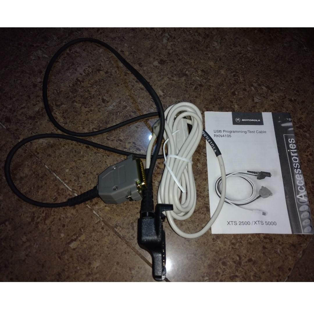 Motorola Radio RKN4105 USB Programming Cable XTS2500 XTS5000 RKN4105 ...