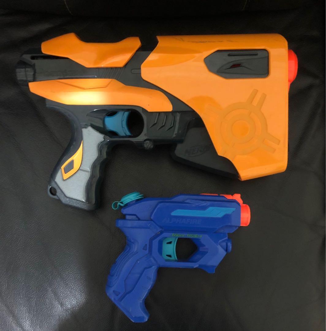 Nerf Dart Tag Speedload 6 + Nerf Water Gun, Hobbies & Toys, Toys ...