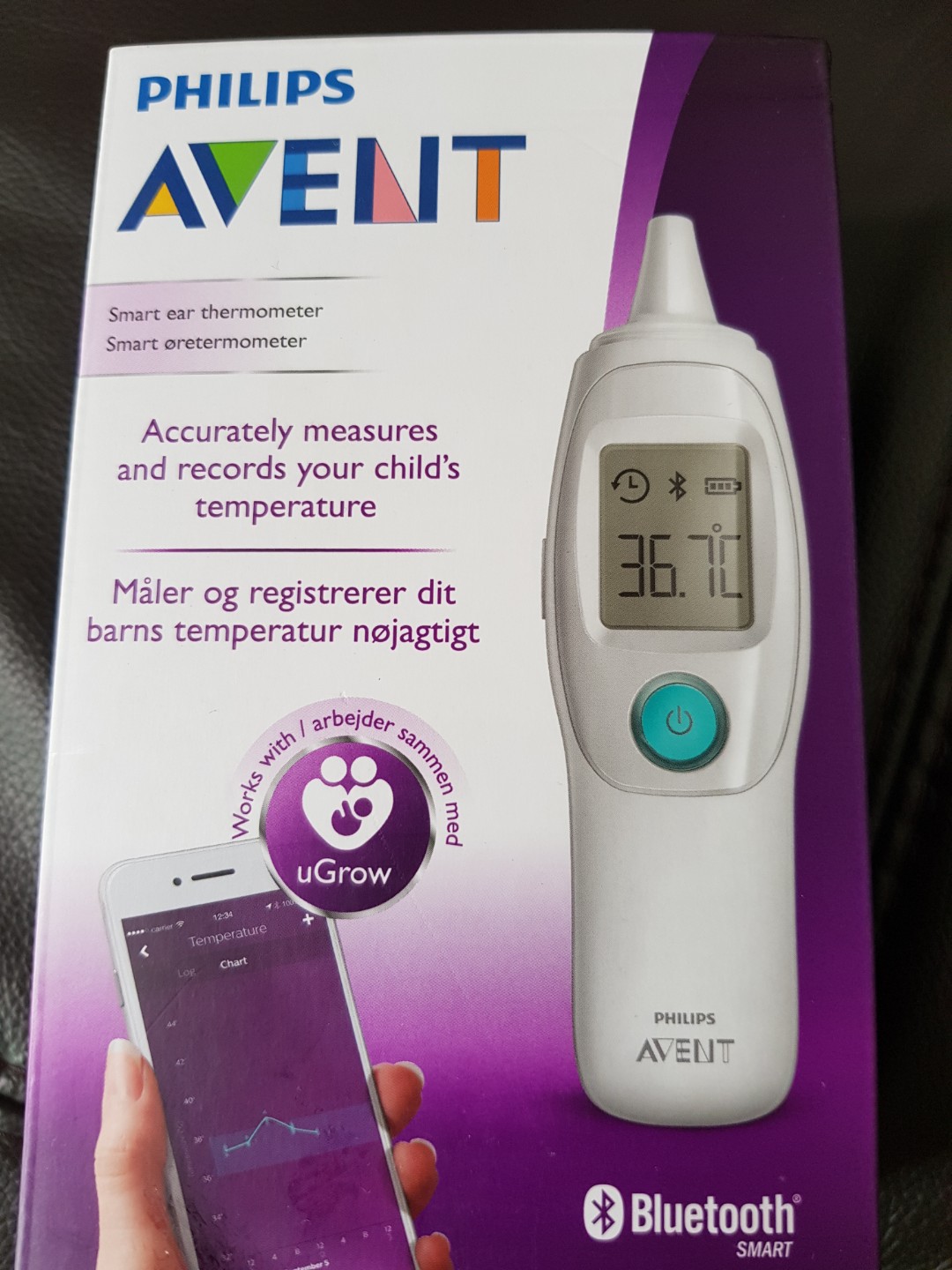 Philips Avent Ear Thermometer, Health & Nutrition, Thermometers on ...