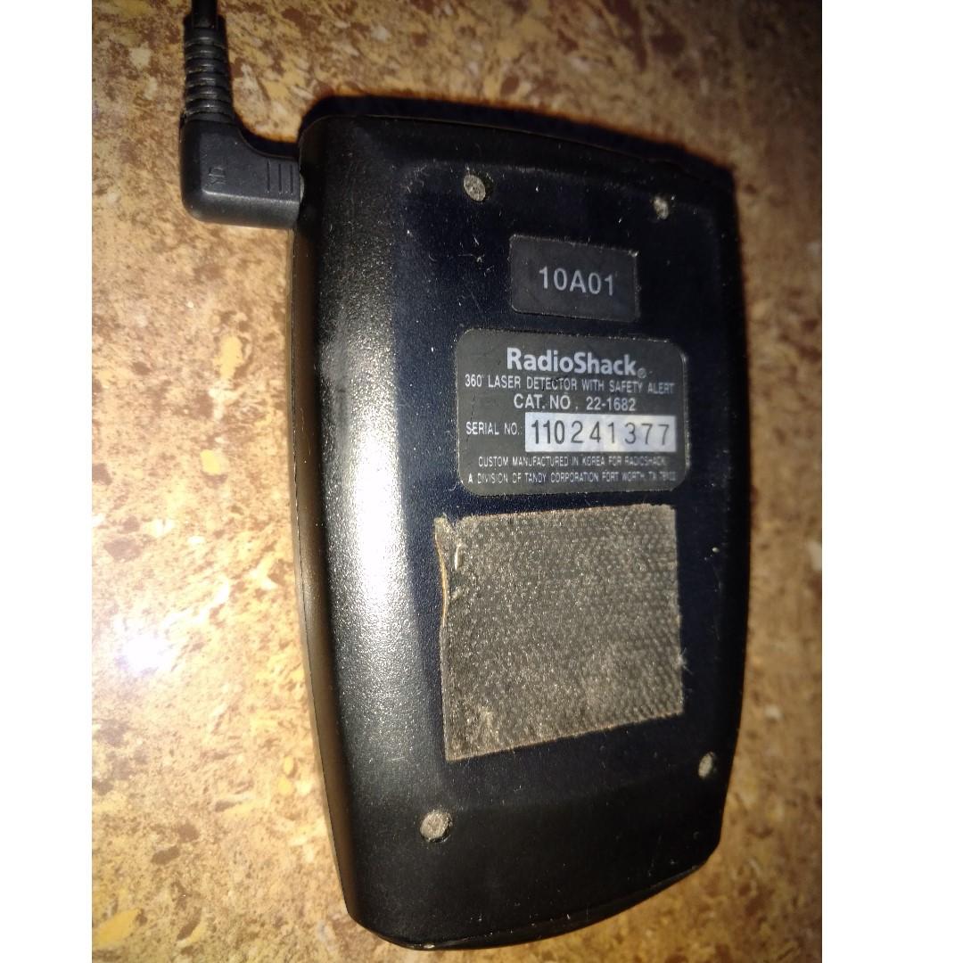 Radioshack 22-1682 360 Degrees Radar Laser Detector, Car Parts ...