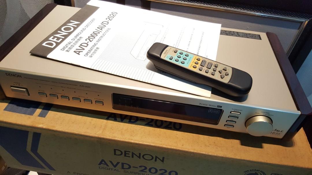 "SALES" DENON AVD-2020 Digital Surround Decoder, Audio, Other Audio ...