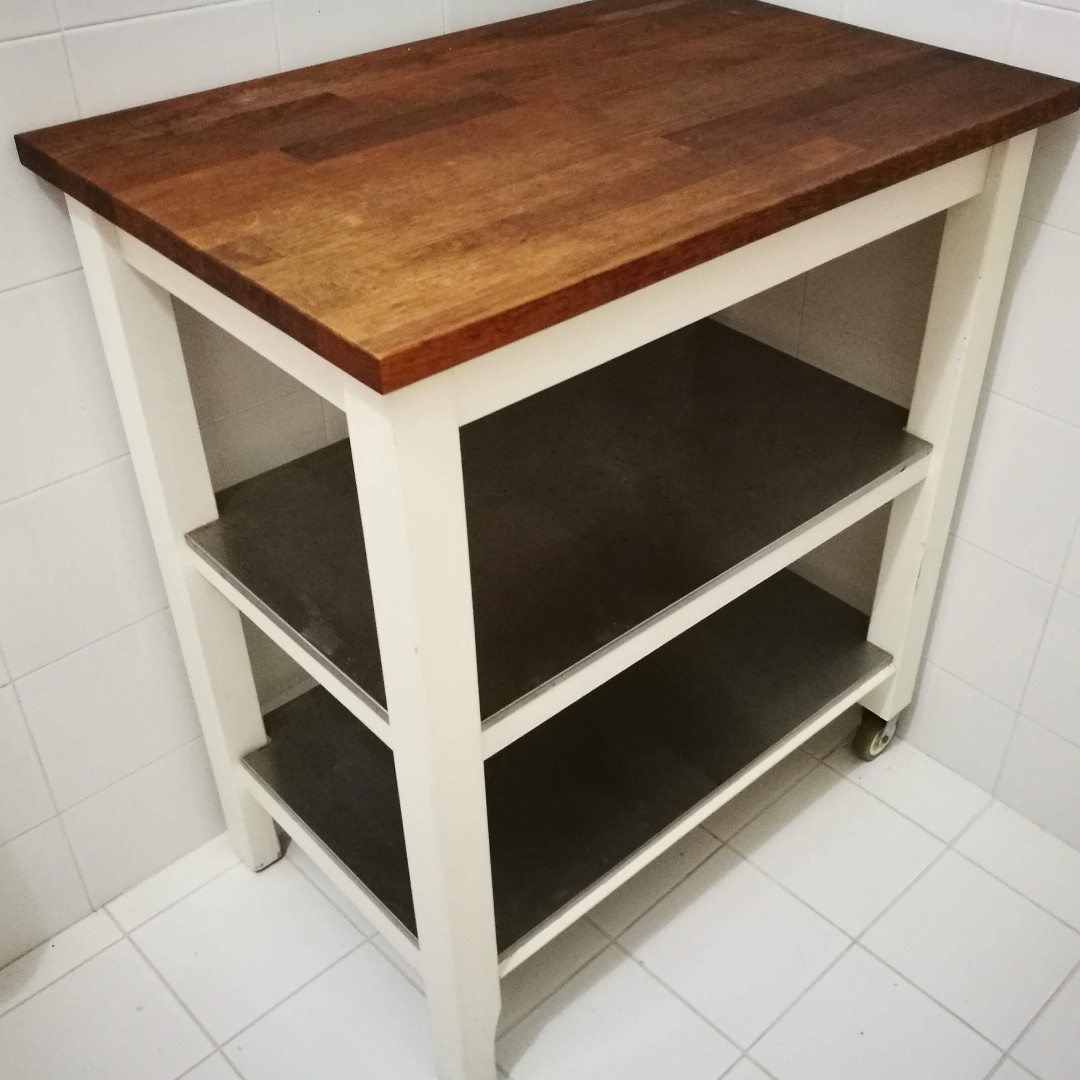 STENSTORP (Ikea) Kitchen trolley, Furniture & Home Living, Furniture ...