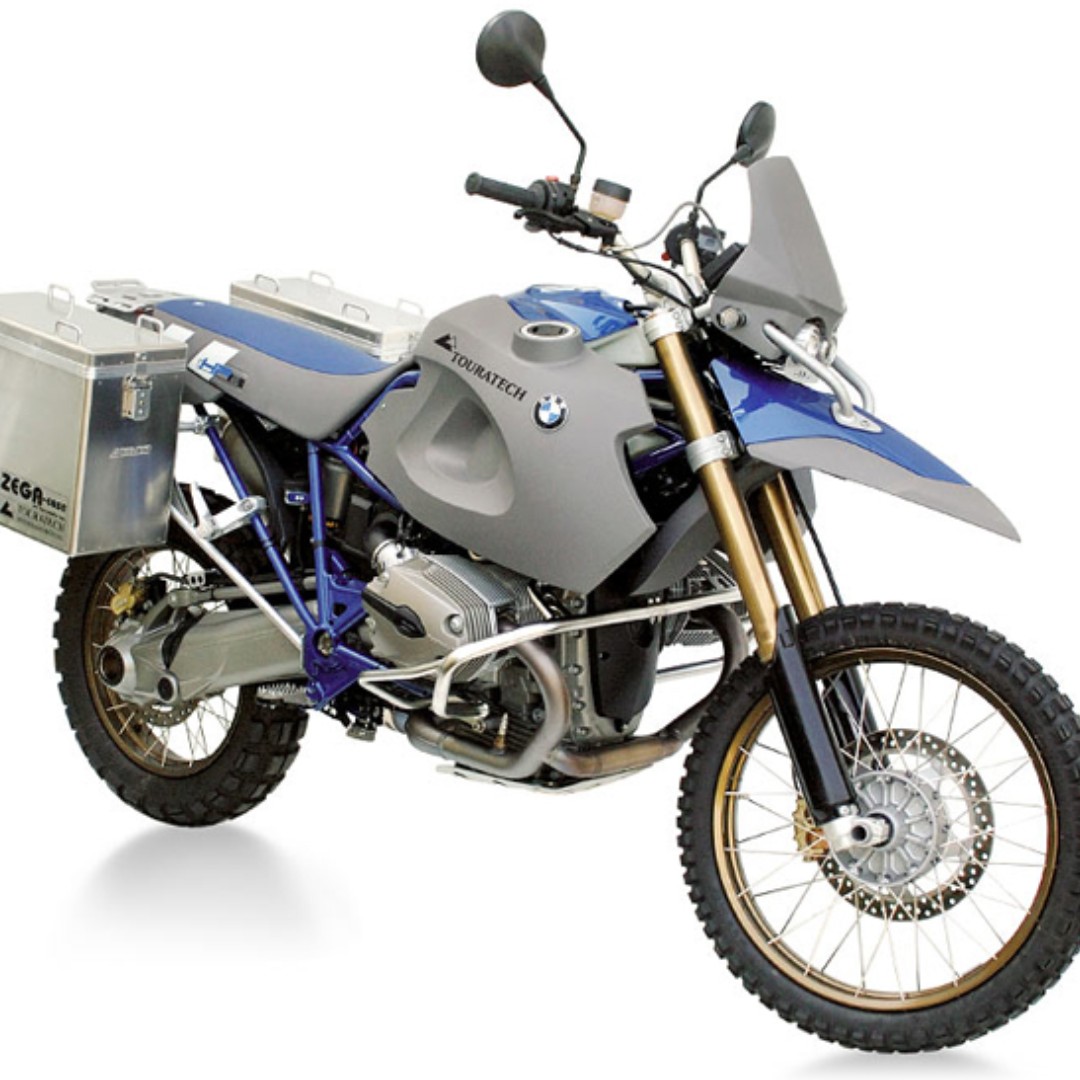 BMW Motorrad Touratech BMW HP2 Engine Crash Bar Head Light Guard ...