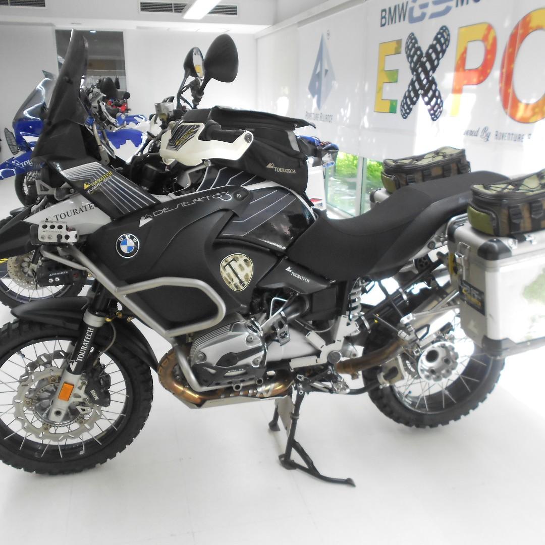 BMW Motorrad Touratech BMW HP2 Engine Crash Bar Head Light Guard ...