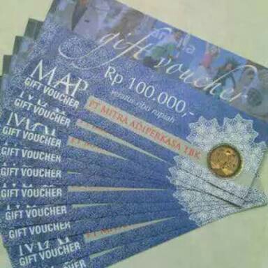 Voucher MAP, Tiket & Voucher, Kartu Hadiah & Voucher di Carousell
