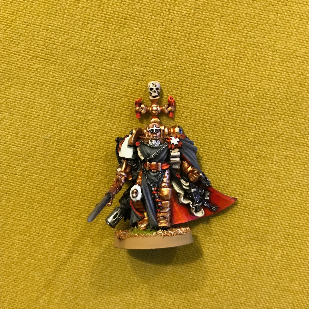 Warhammer 40K Black Templars High Marshal Helbrecht Painted Model ...