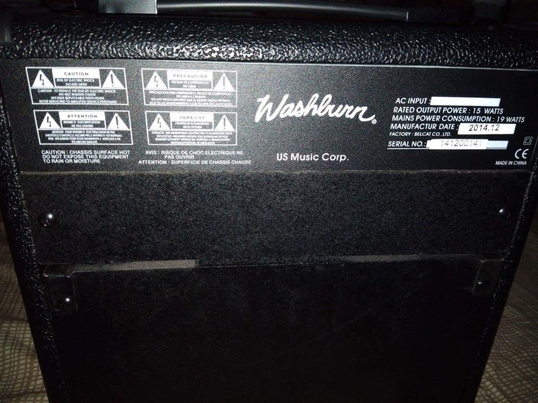 BRAND-NEW Washburn WA15G Guitar Amplifier, Audio, Soundbars, Speakers ...