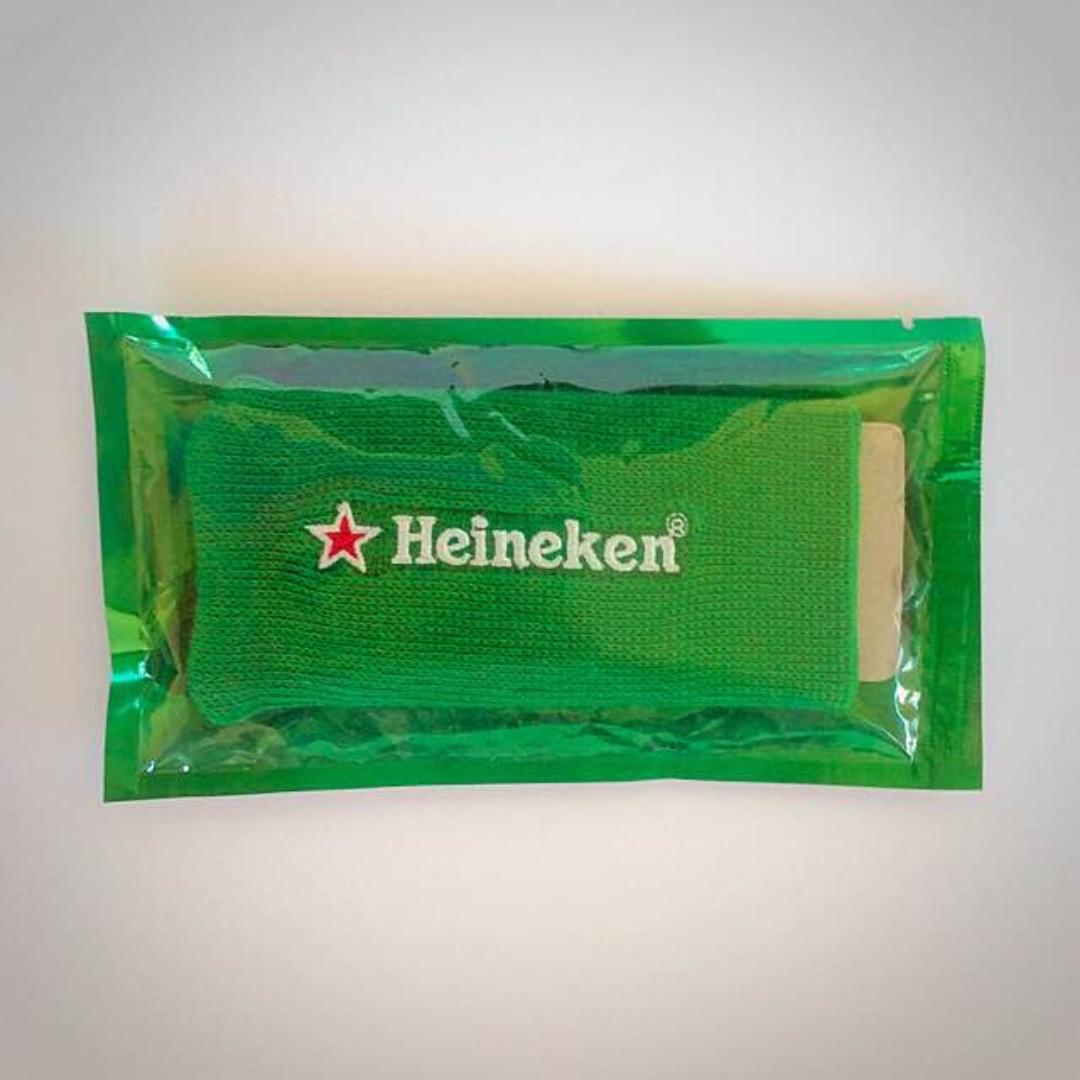 Wrist band Heineken brand wipe sweat cool, Sports Equipment, Exercise ...