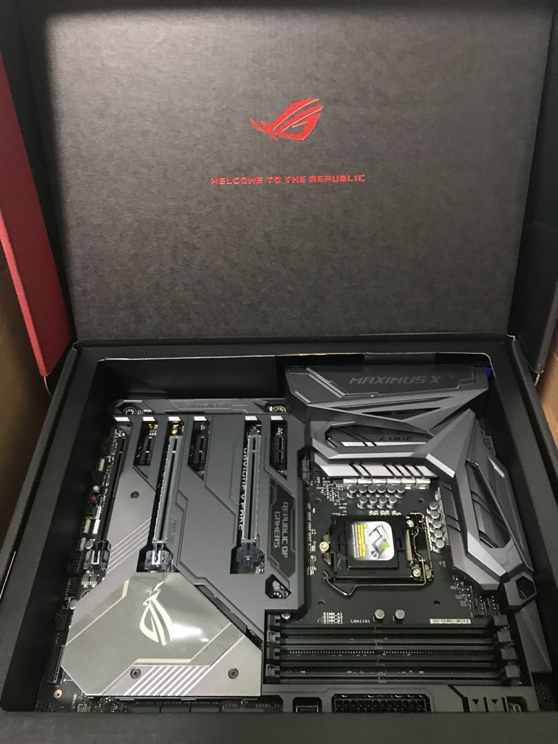 Asus Maximus x code z370, Computers & Tech, Parts & Accessories ...