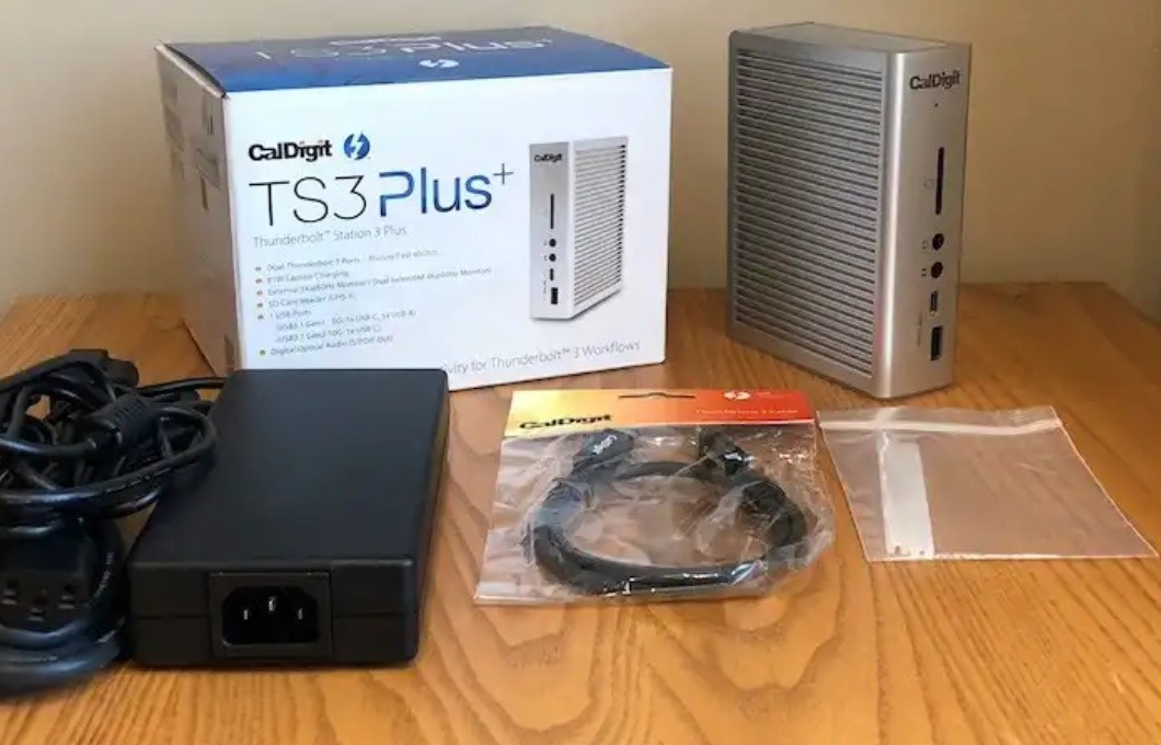 Caldigit Ts3 Plus Thunderbolt 3 Dock Silver 15 Ports New Computers