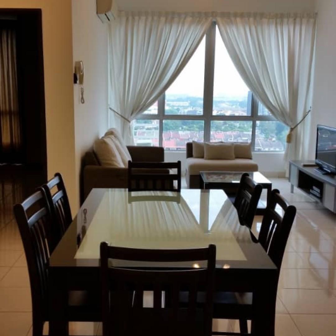 Casa Tiara Service Apartment, Subang Jaya, Corner, Fully Furnished ...