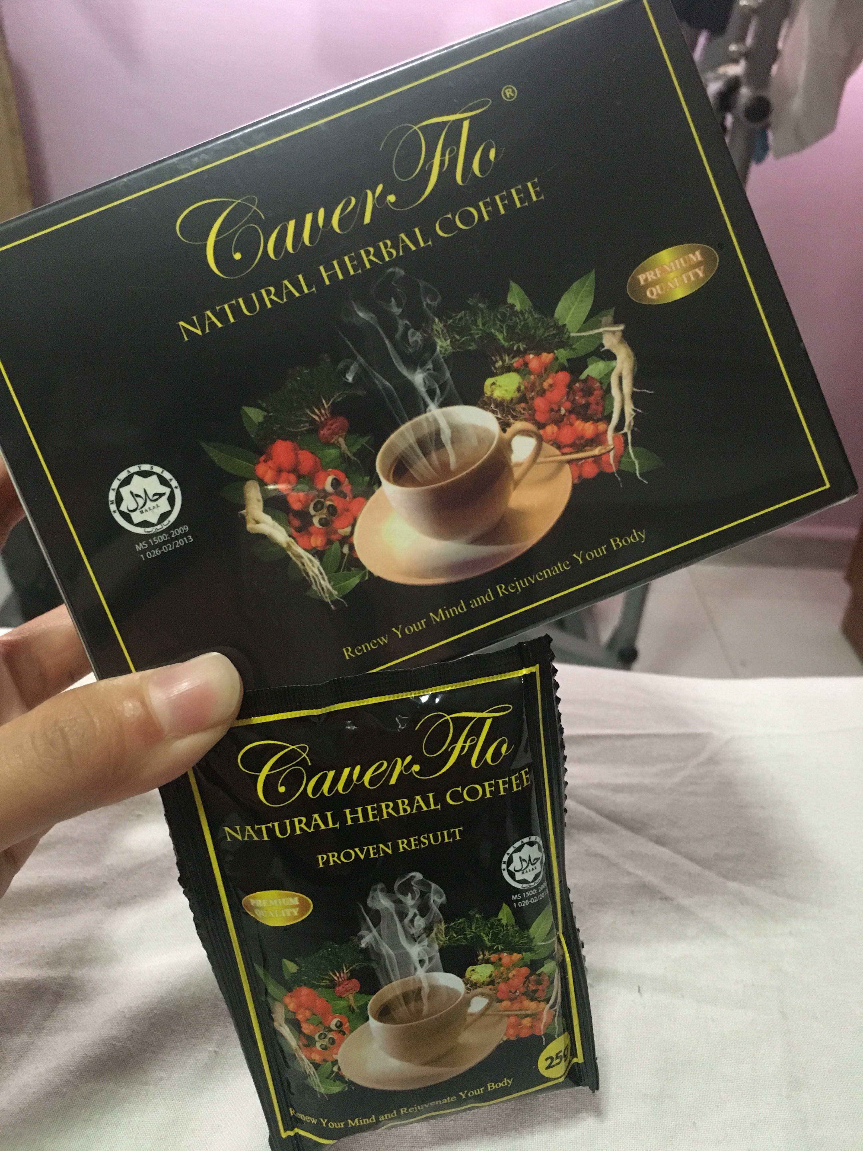 Caverflo Natural Herbal Coffee, Everything Else on Carousell