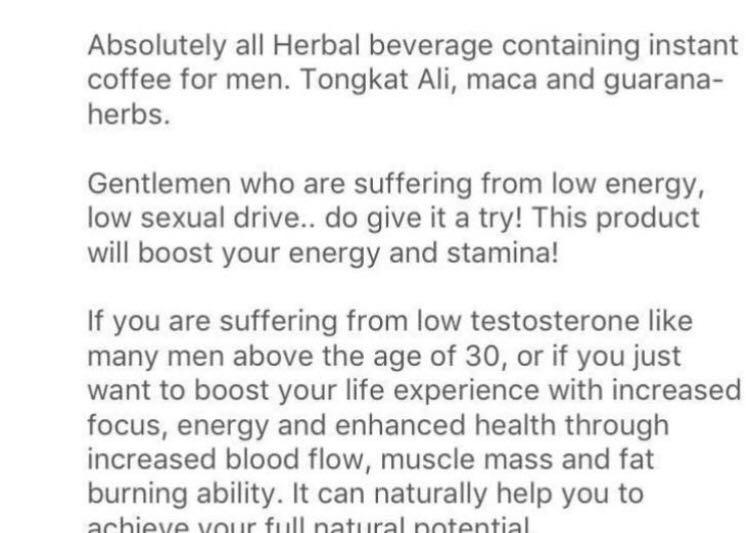 Caverflo Natural Herbal Coffee, Everything Else on Carousell