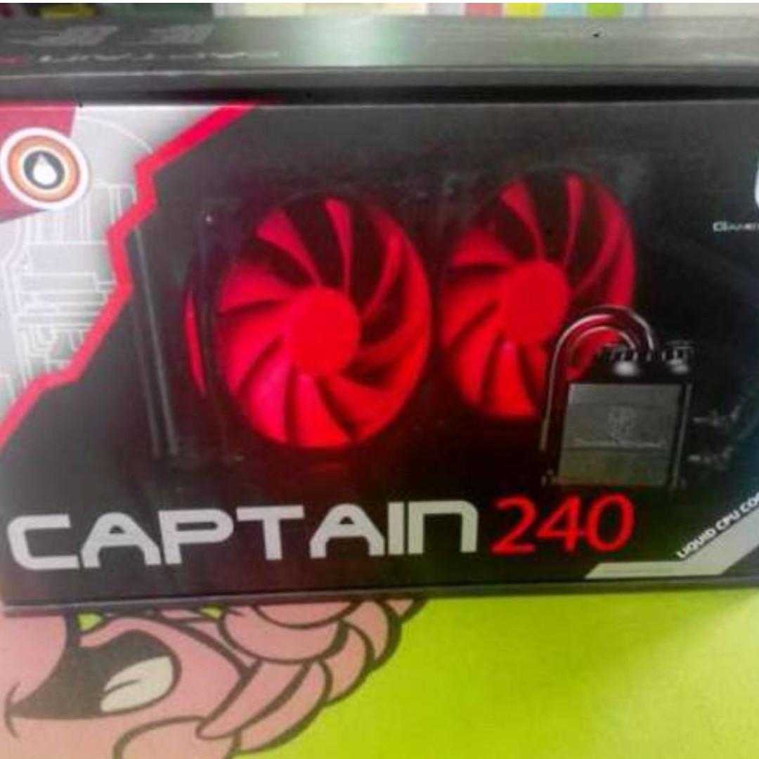 Deepcool Captain 240 AIO CPU Liquid/Water Cooling System, Computers ...