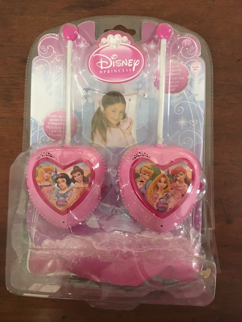 Disney Princess Walkie Talkie, Hobbies & Toys, Toys & Games on Carousell