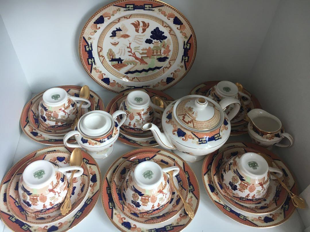 Double Phoenix Tea set by Nikko Japan (limited edition discontinued ...