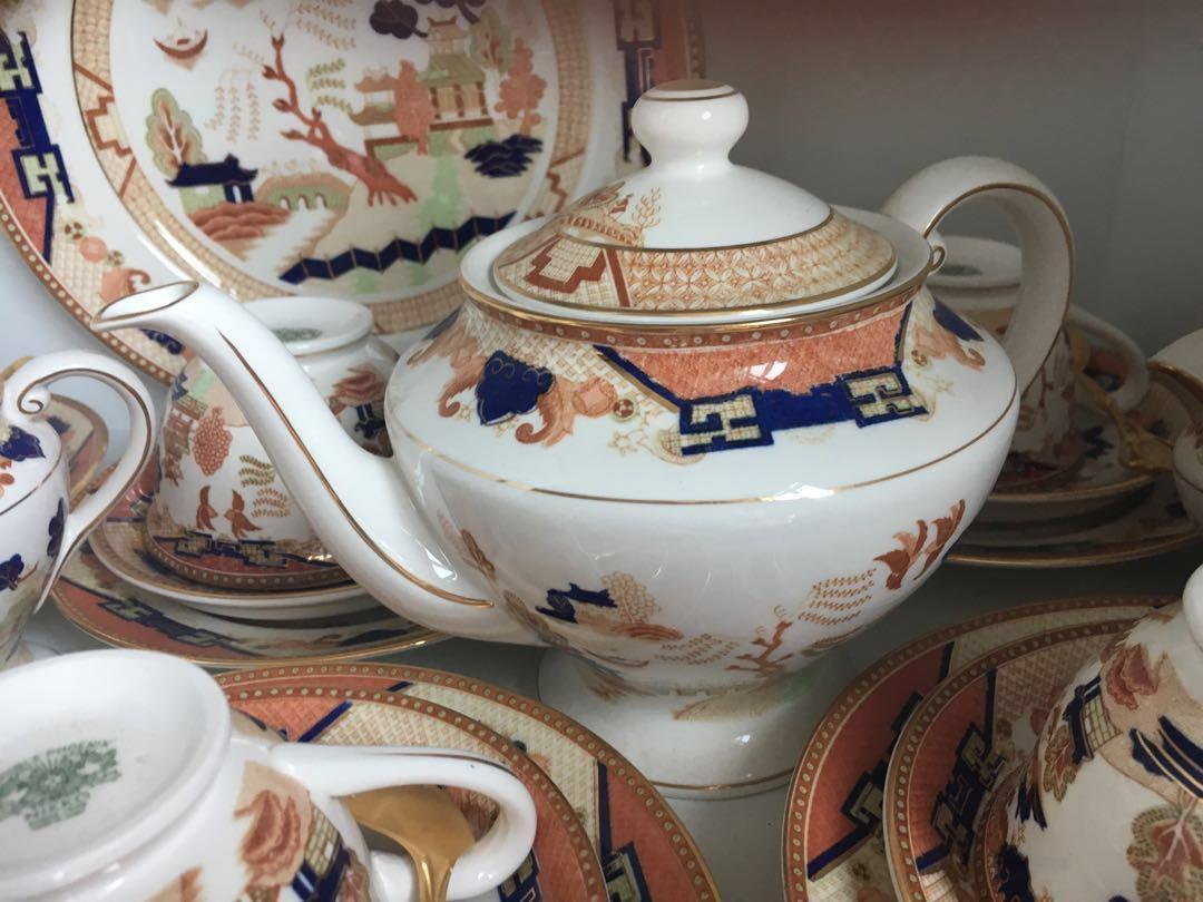 Double Phoenix Tea set by Nikko Japan (limited edition discontinued ...