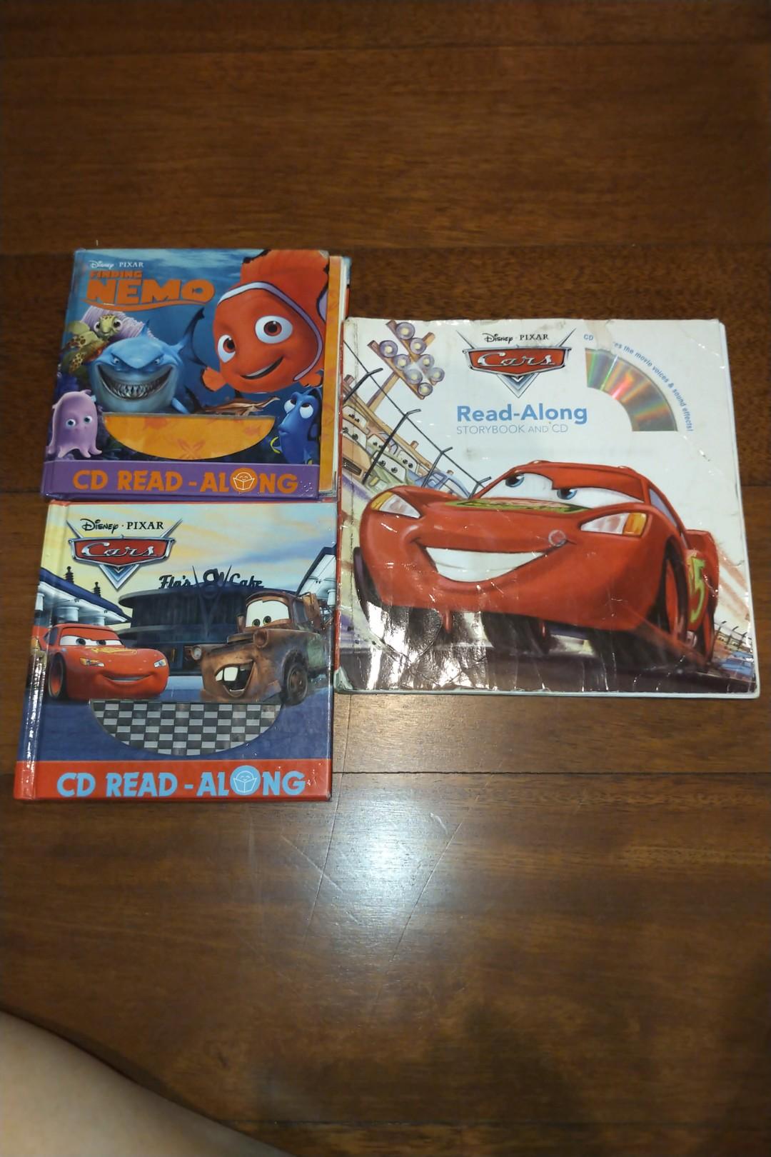 FINDING NEMO AND CARS BOOKS WITH CD READ-ALONG (DISNEY PIXAR), Hobbies ...