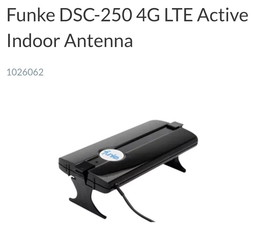 Funke DSC250 4G LTE Active Indoor Antenna for Digital TV, TV & Home ...