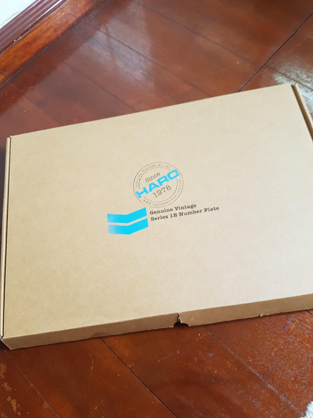 Haro 1b Number Plate, Bicycles & PMDs, Parts & Accessories on Carousell