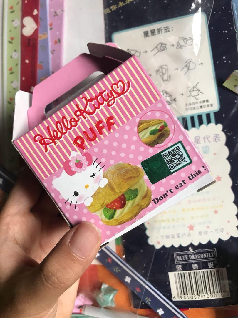 Hello Kitty Chocolate Puff Squishy, Hobbies & Toys, Toys & Games on ...