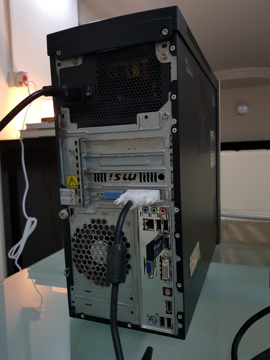 Hp Pavilion Elite Hpe Desktop System Computers Tech Desktops On Carousell