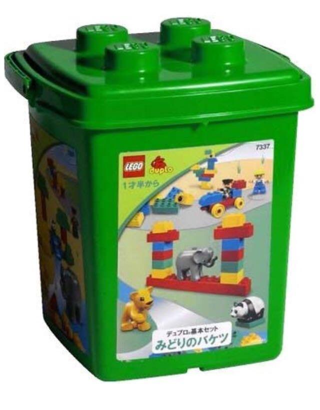 Lego Duplo 7337 - Green Bucket, Hobbies & Toys, Toys & Games on Carousell