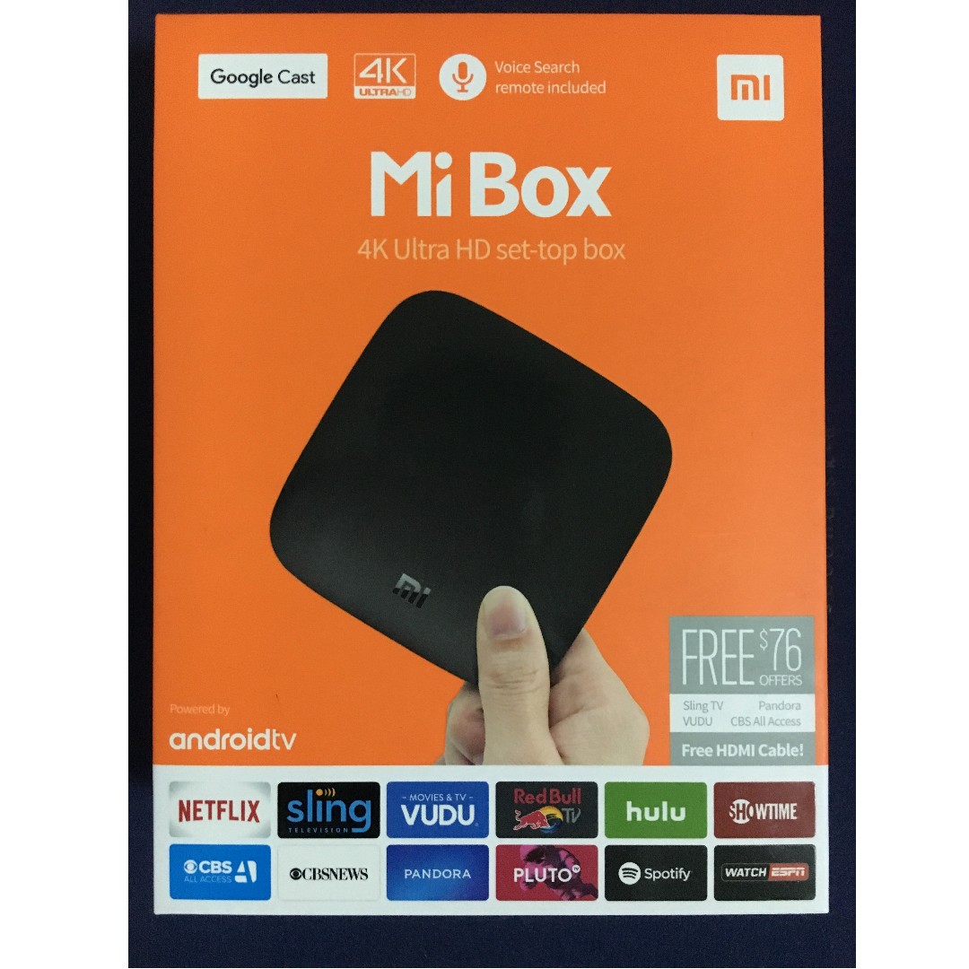 Mi Box 4K Ultra HD Set-Top Box (Powered by Android TV), TV & Home ...