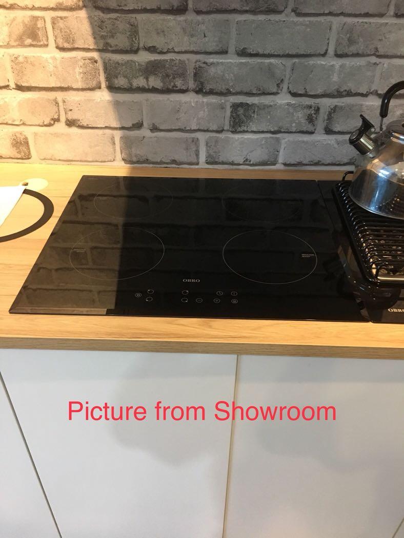 OBRO HOOD AND INDUCTION HOB (BRAND NEW), TV & Home Appliances, Kitchen ...