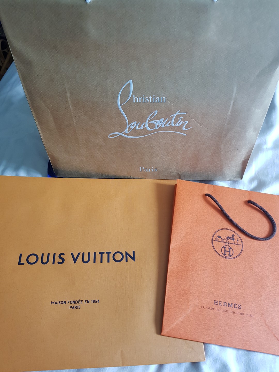 PAPER BAGS BRAND NAMES, Luxury, Accessories on Carousell