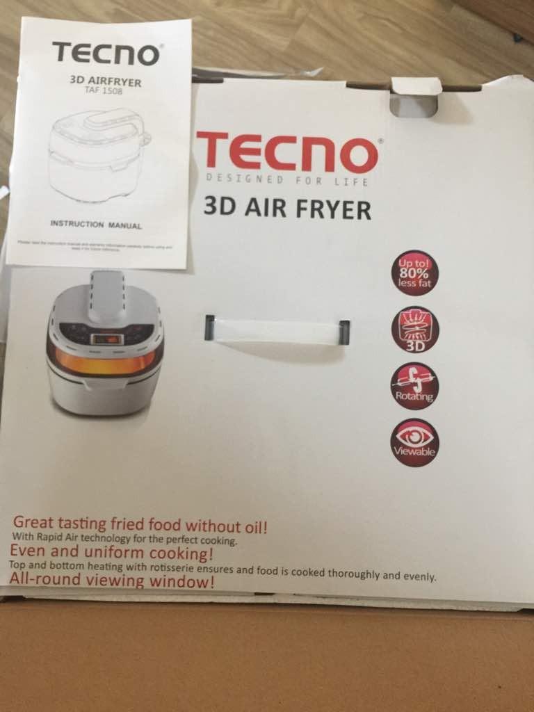 Tecno Air Fryer TAF 1508, TV & Home Appliances, Kitchen Appliances, Cookers on Carousell