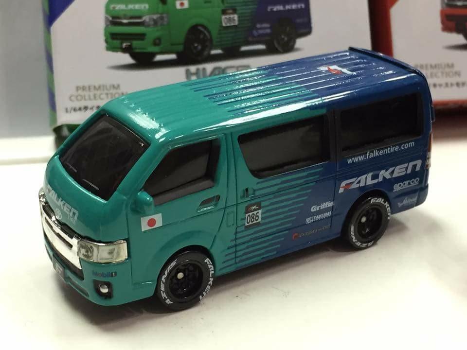 Toyota Hiace Falken/Advan 1:64, Hobbies & Toys, Toys & Games on Carousell