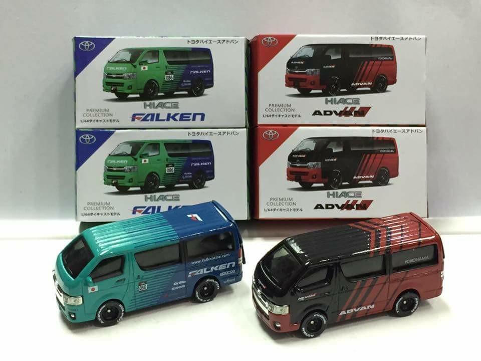 Toyota Hiace Falken/Advan 1:64, Hobbies & Toys, Toys & Games on Carousell
