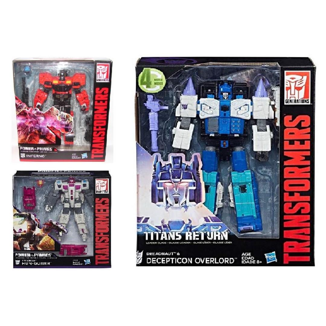 Transformers Prime Wars Trilogy POTP Voyager Hun Gurrr / Inferno ...
