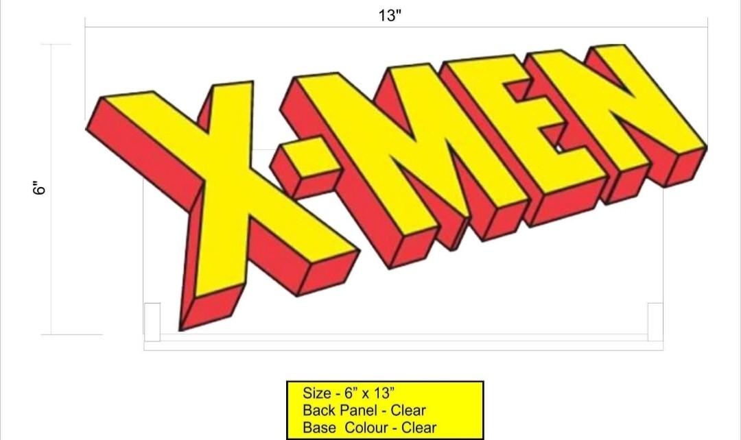 [LOGO] X-men Acrylic Logo (Tags: Sideshow XM studios arthouse), Hobbies ...
