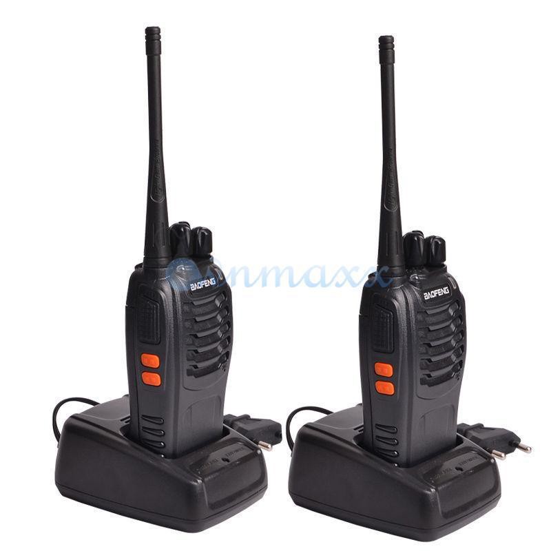2x Baofeng BF-888S UHF 400-470MHz 5W Handheld Two-way Ham Radio HT ...