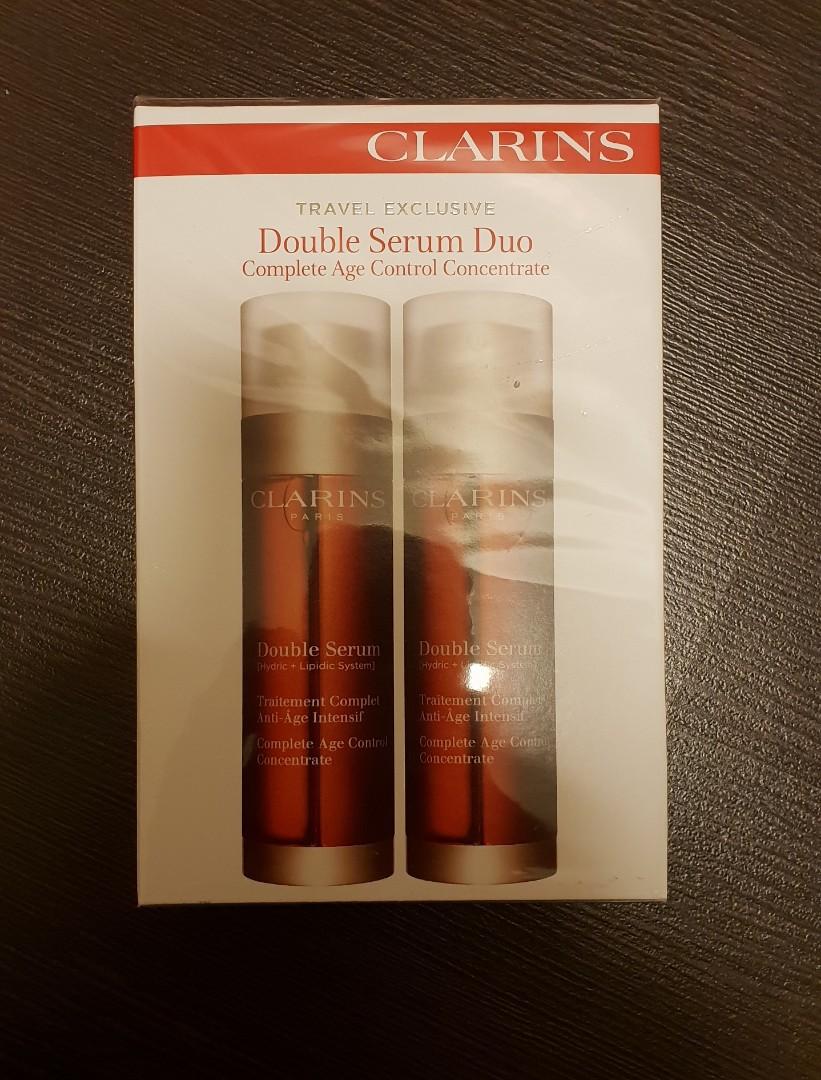 Clarins double serum duo (new), Beauty & Personal Care, Face, Face Care ...