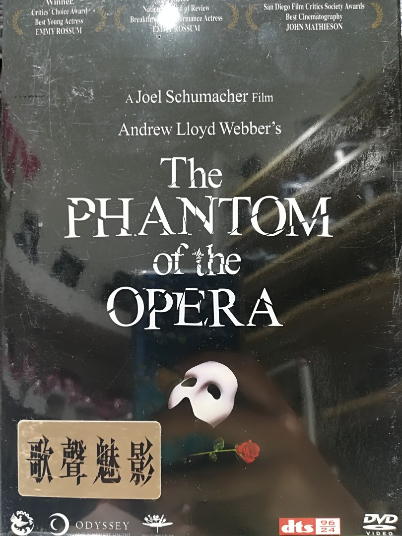 DVD The Phantom of Opera, Hobbies & Toys, Music & Media, CDs & DVDs on ...
