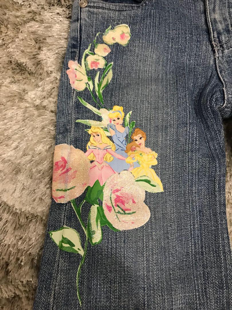 FREE MAIL! Disney Princess Jeans for Girl, Babies & Kids, Babies & Kids ...