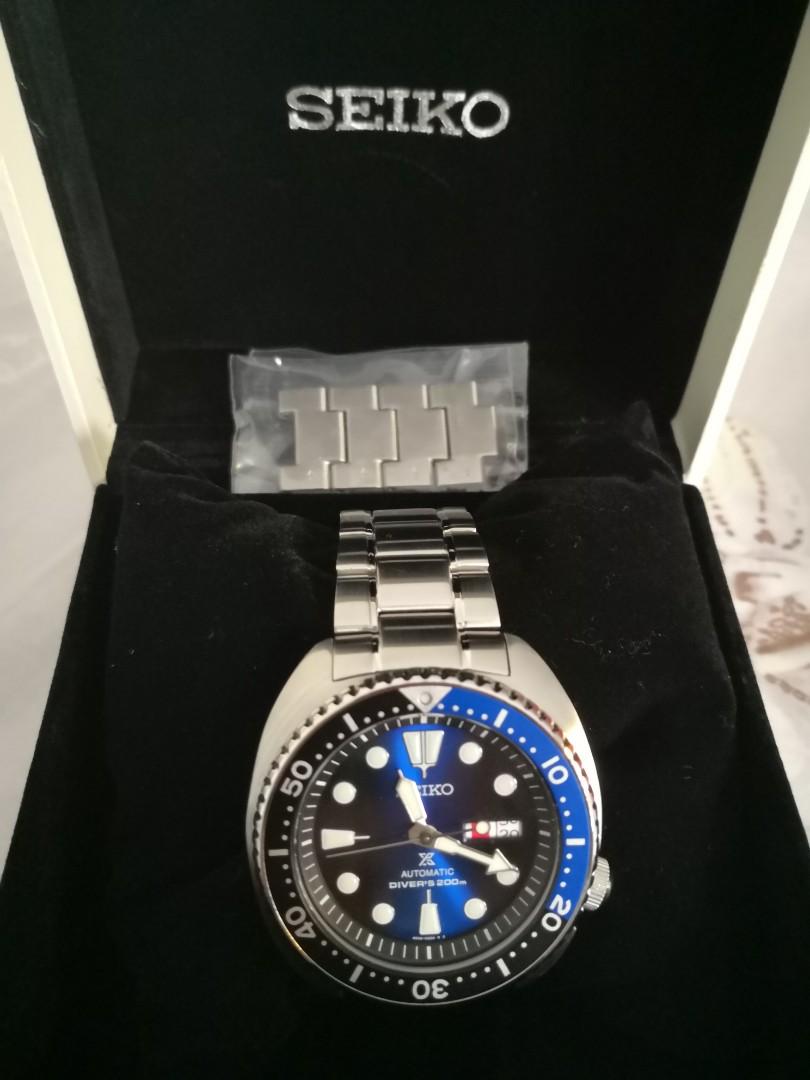 Seiko Batman Turtle SRPC25K1, Luxury, Watches on Carousell