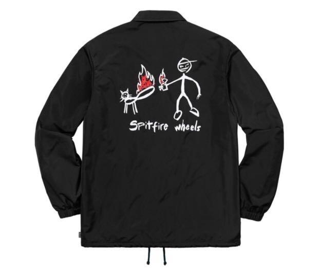 Supreme Spitfire Coach jacket, Men's Fashion, Coats, Jackets and ...